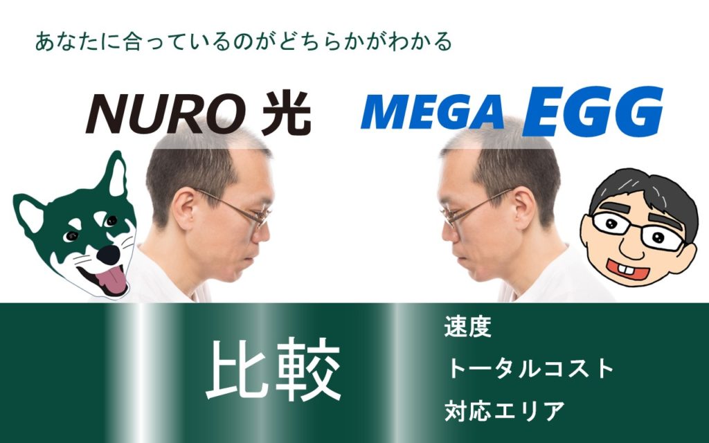 NURO光とMEGA EGG(メガ・エッグ)を比較 実質料金 速度 | NUROグッド